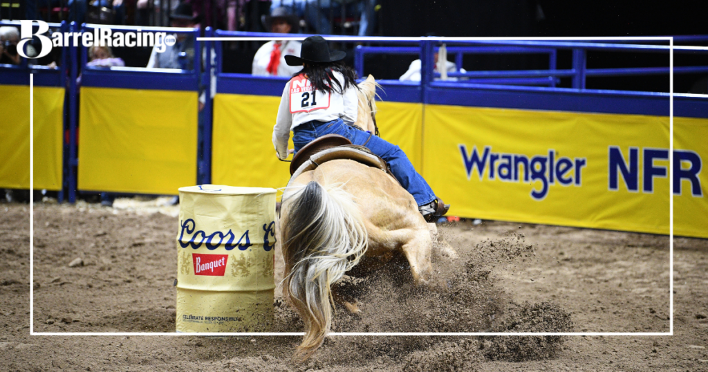 Hailey Kinsel Wins Second Barrel Racing NFR Round of 2024