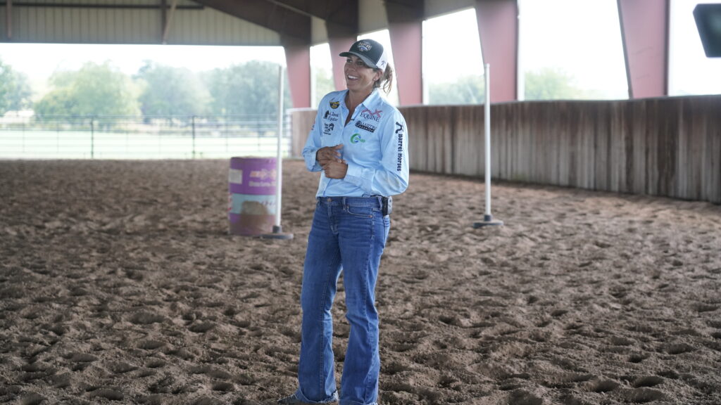 Ryann Pedone Explains Favorite Barrel Racing Drill with Poles