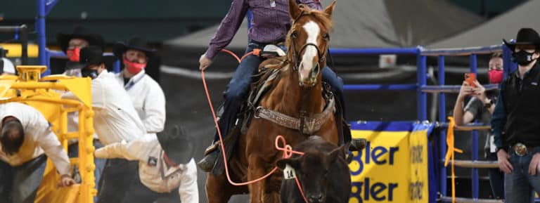 Gunslinging Angelone Gets Inaugural National Finals of Breakaway Roping ...