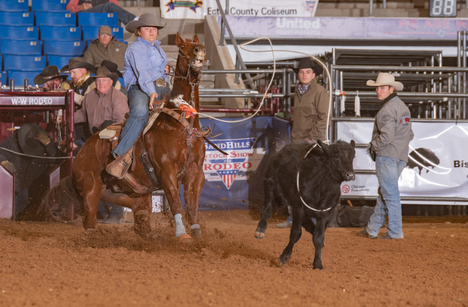 Sandhills Stock Show & Rodeo Champion Breakaway Roper Bailey Gubert ...