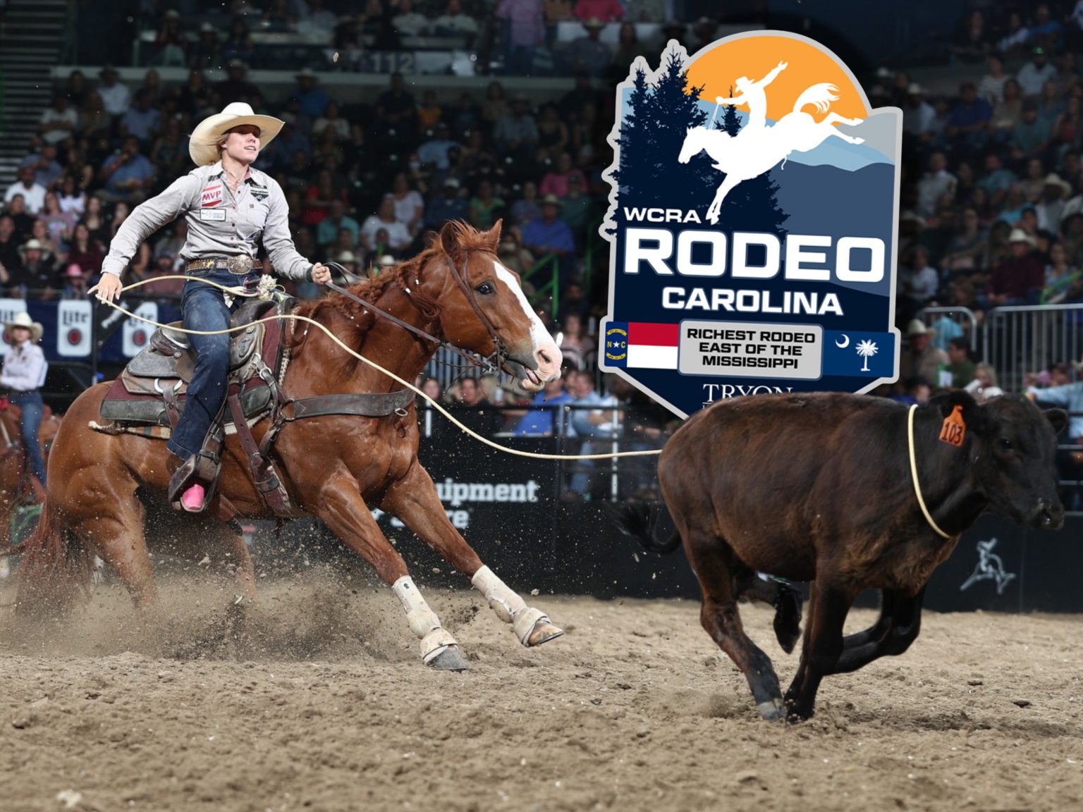 The Breakaway Ropers Competing at WCRA Rodeo Carolina 2023