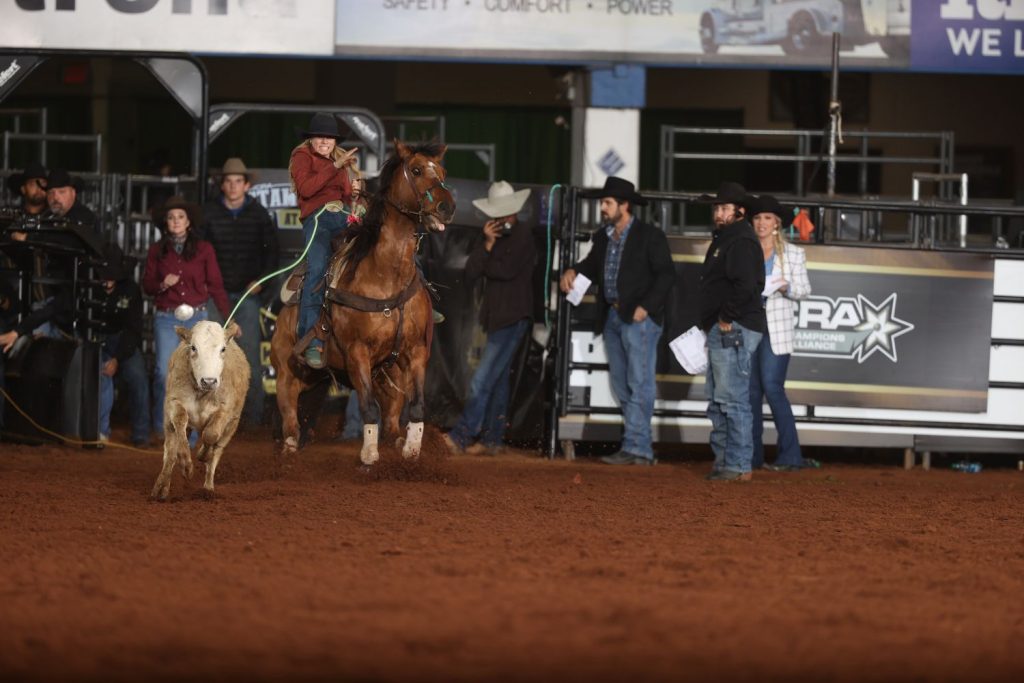 WCRA Stampede at The E DY Showcase Breakaway Roping