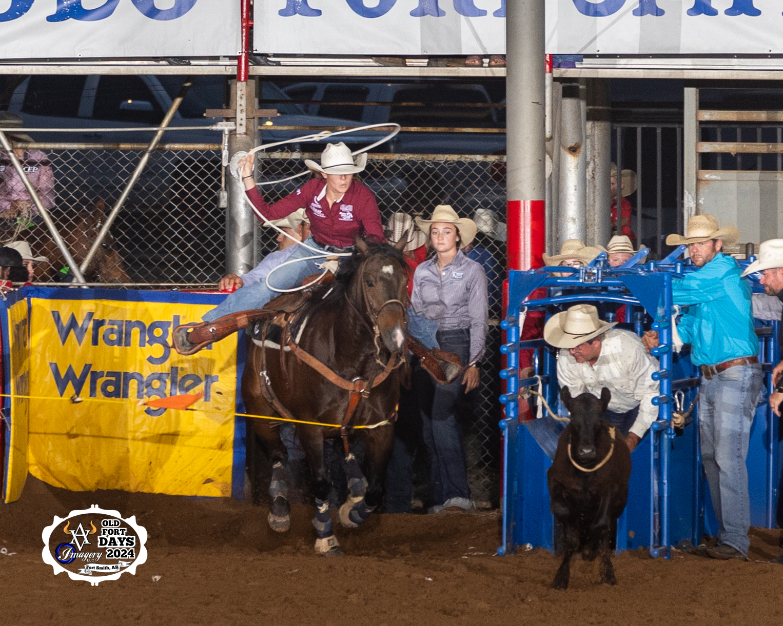 Aspen Miller, Hannah Hughes Win Fort Smith with 1.9 Second Runs