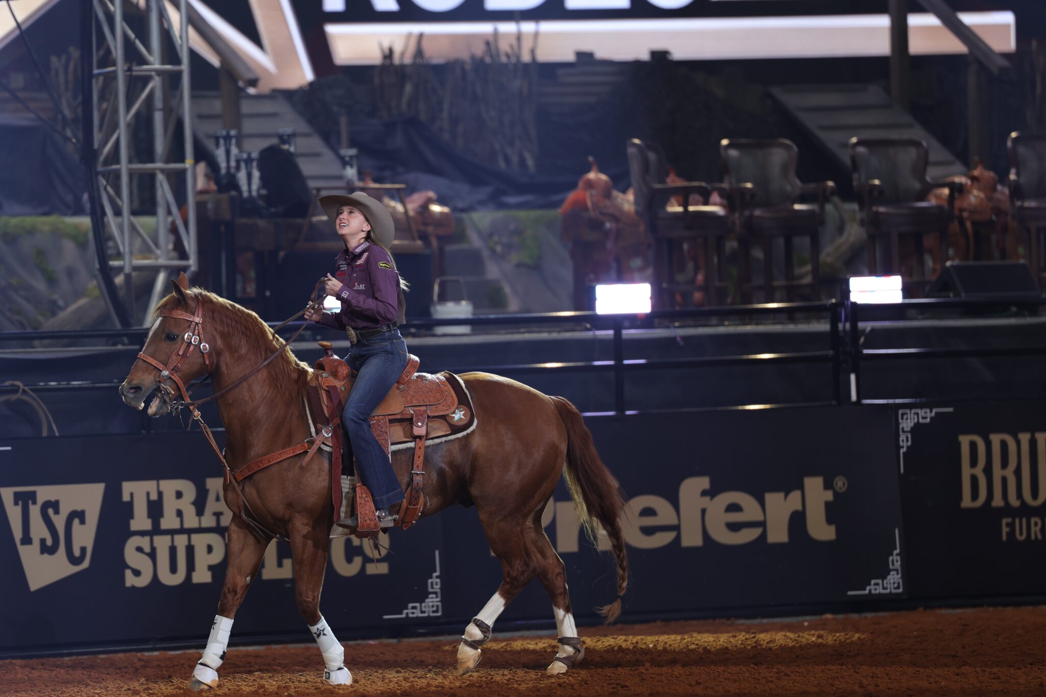 2025 American Rodeo Breakaway Results: Kaydence Tindall Leads