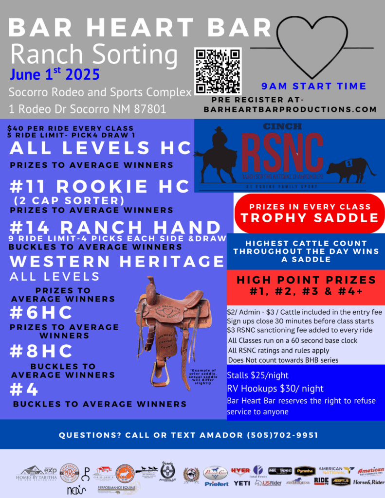 Ranch Sorting Events: June 2025 - Horse and Rider