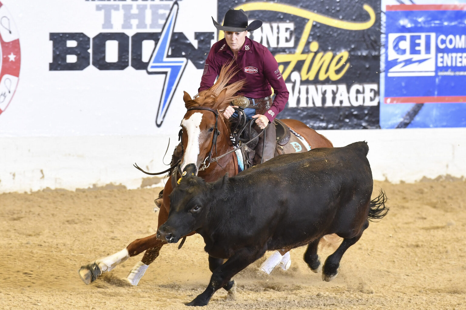 Sarah Dawson Leads Recklesss to Open Futurity Championship