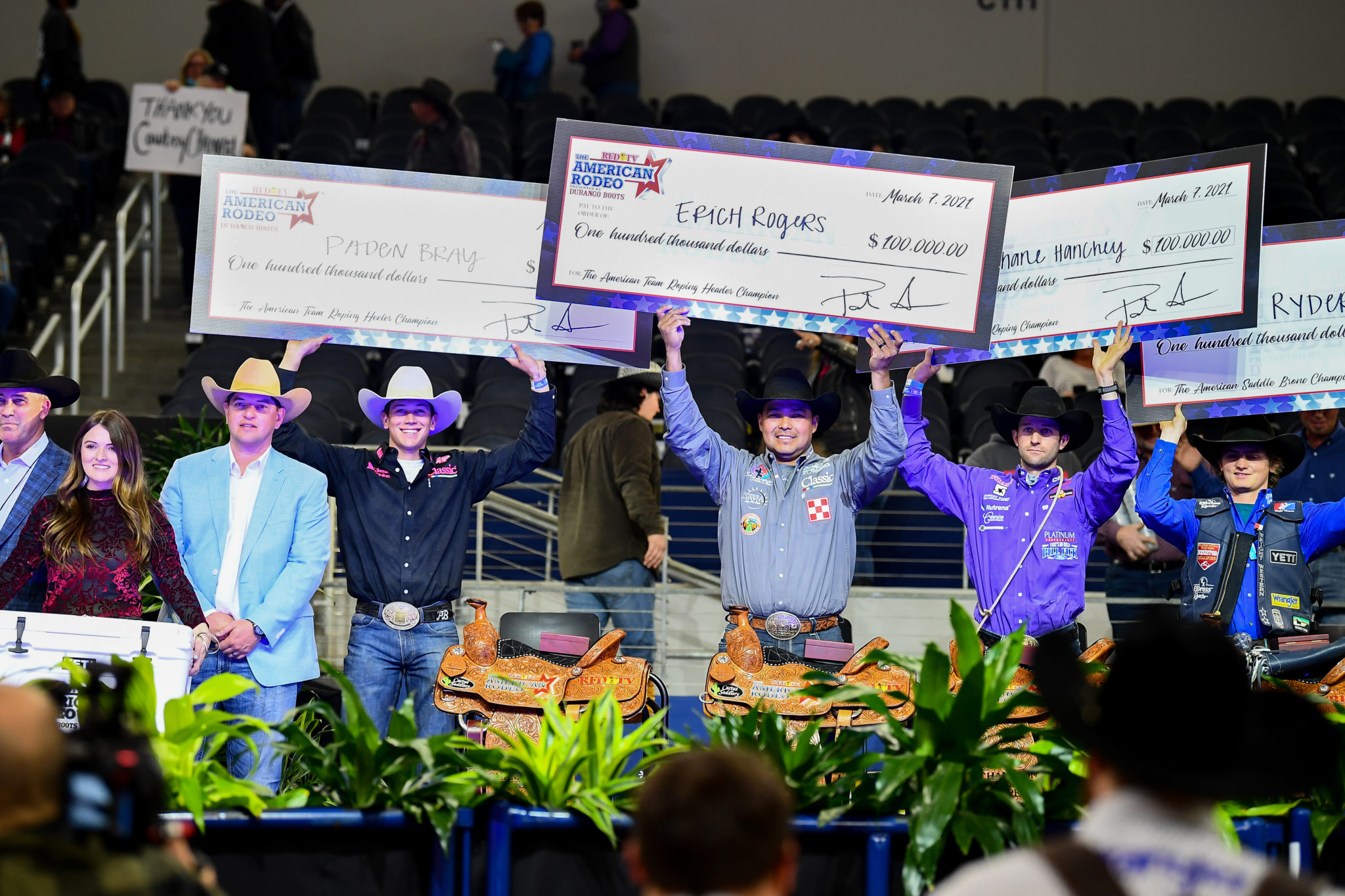 Rogers and Bray Flawless in $100,000 RFD-TV's The American Win