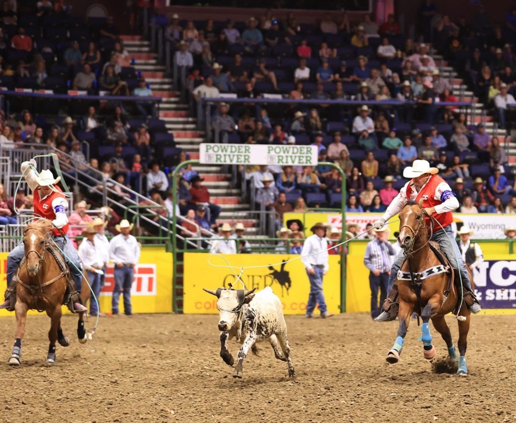 How Kellan Johnson Won His Second CNFR Team Roping Title
