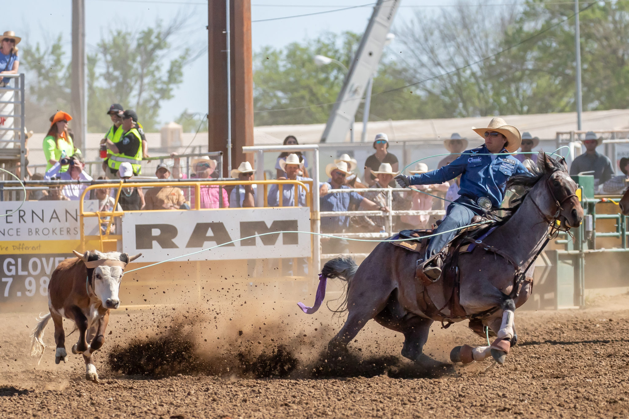 New Team of Green and Futrell Takes Team Roping Title at 100th Annual ...