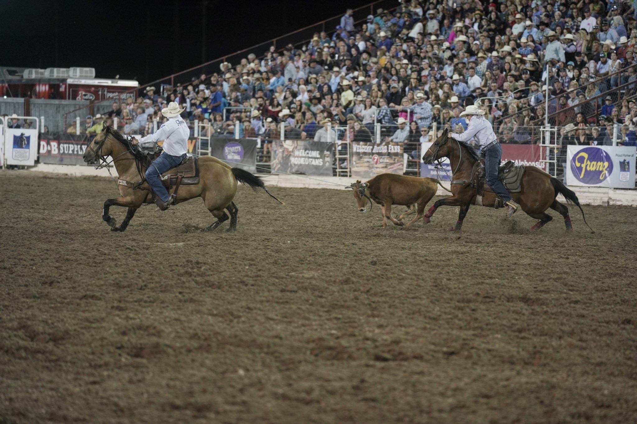 Wade and Yates Level Out with Caldwell Night Rodeo Win