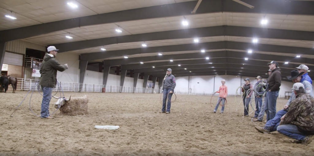 Clay Smith's Dummy Roping Routine