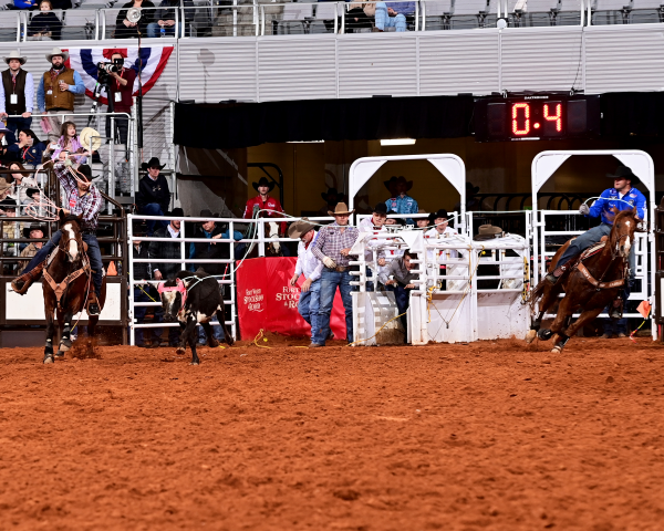 Dustin Egusquiza and Levi Lord Go For It - The Team Roping Journal