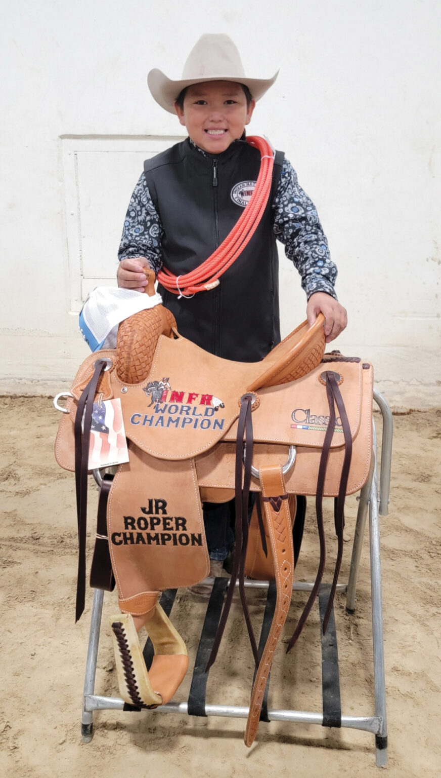 Brayden Chee wins Dummy Roping World Championship Title