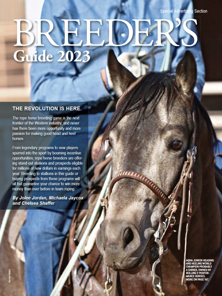 Team Roping Journal Breeder’s Guide - 2023