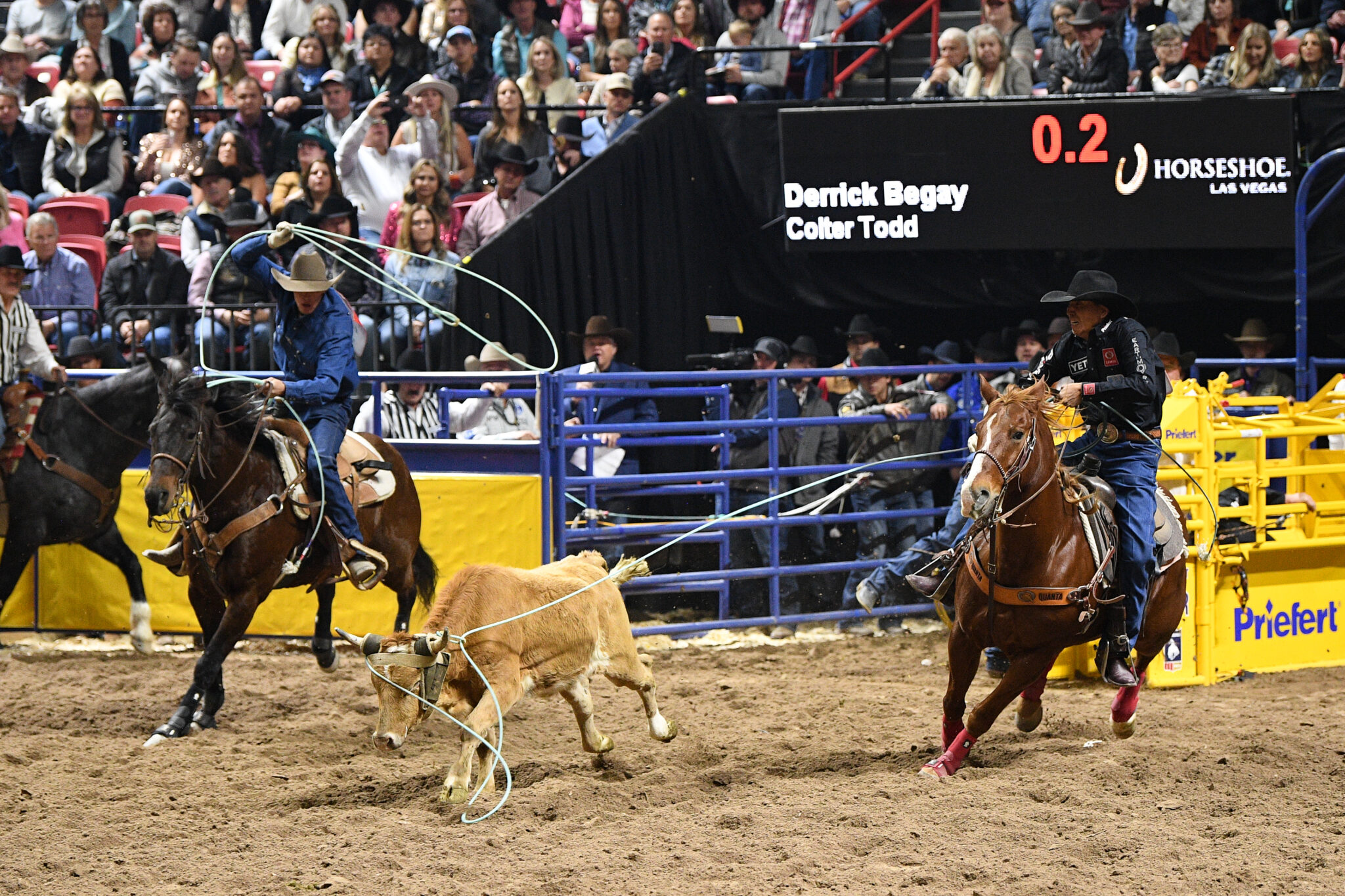 Begay & Todd, Summers & Long, Smith & Bray Win NFR Round 7