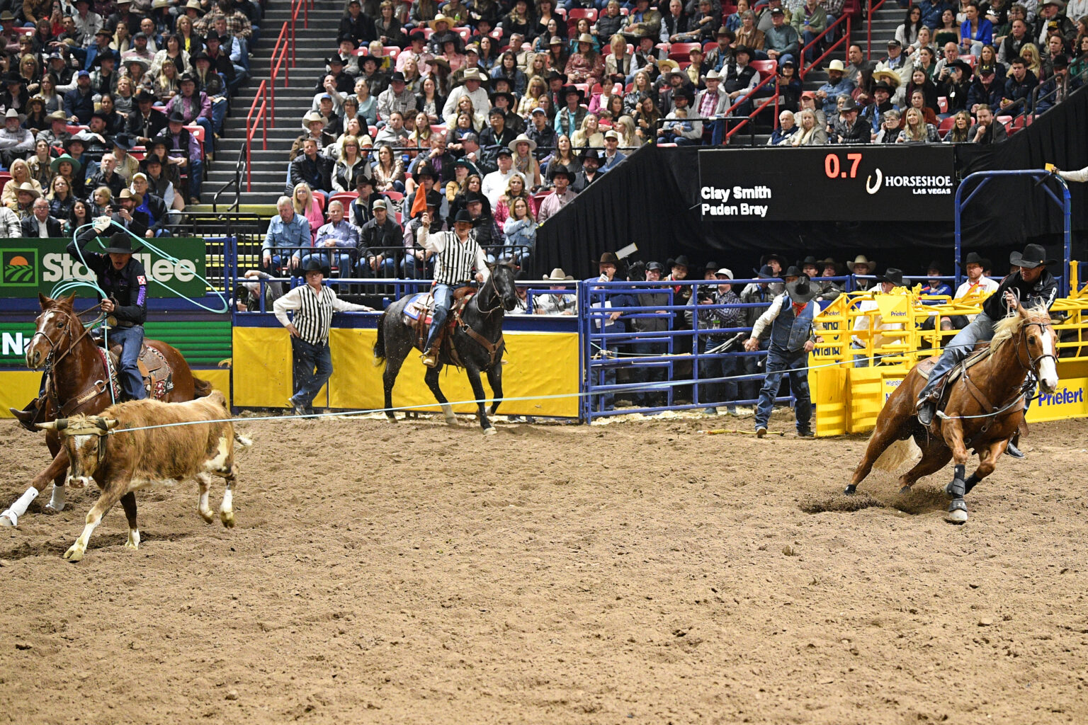 Begay & Todd, Summers & Long, Smith & Bray Win NFR Round 7