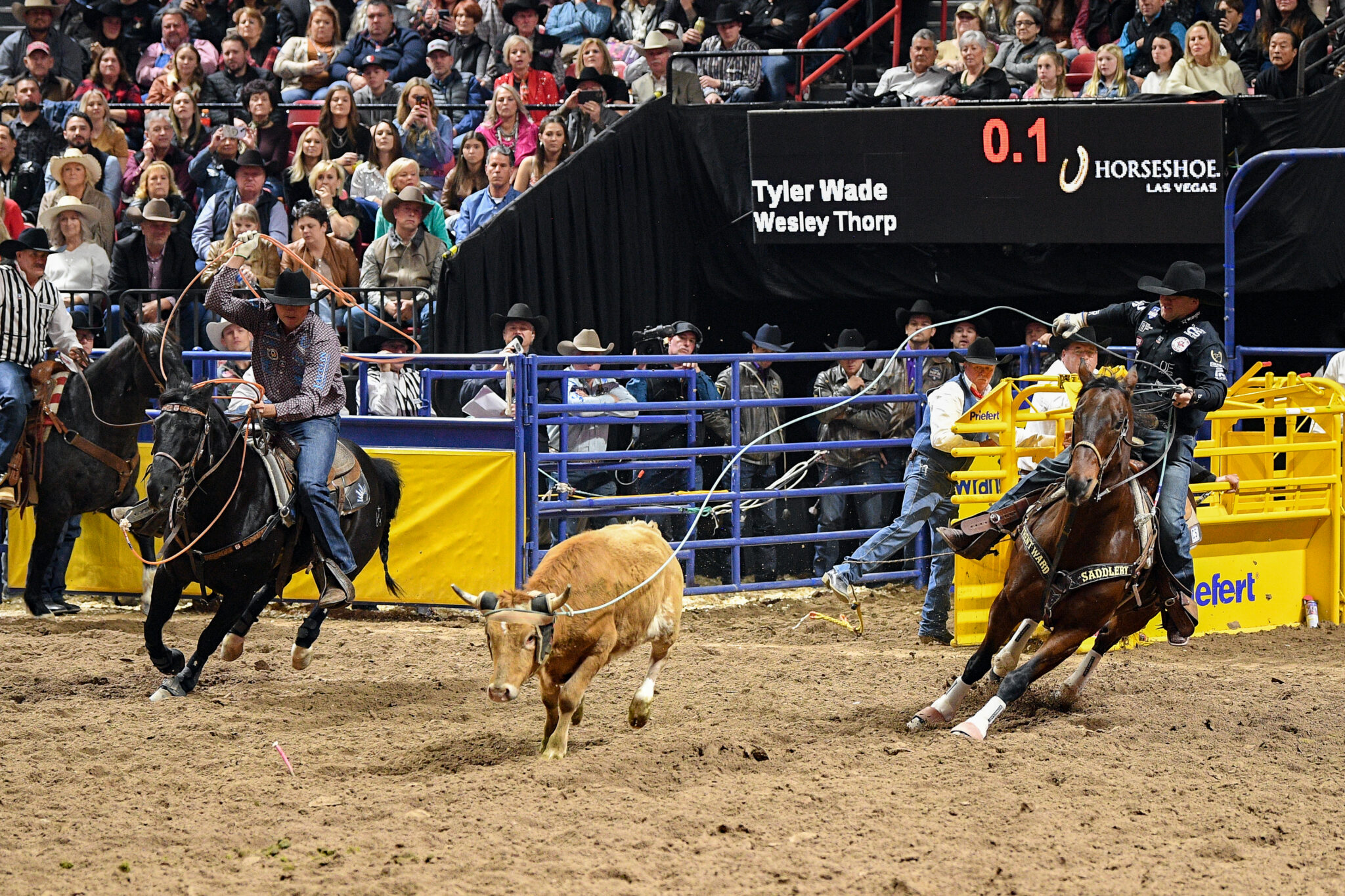 Tyler Wade, Wesley Thorp Are 2023 World Champion Team Ropers