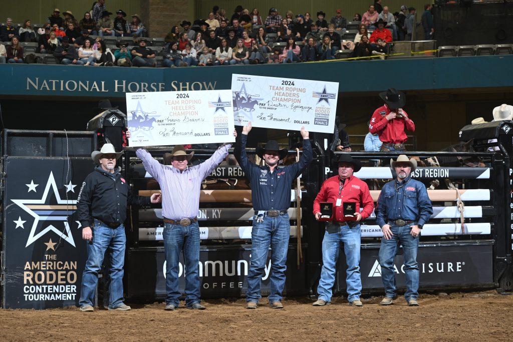 American Rodeo Contender Team Roping Results East Region