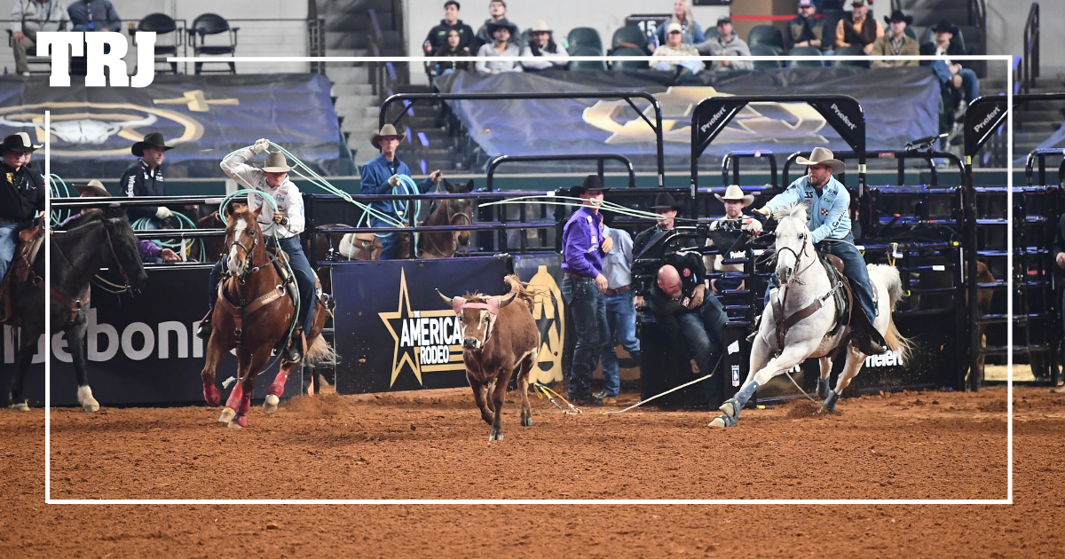 Luke Brown and Hunter Koch Win American Rodeo - The Team Roping Journal