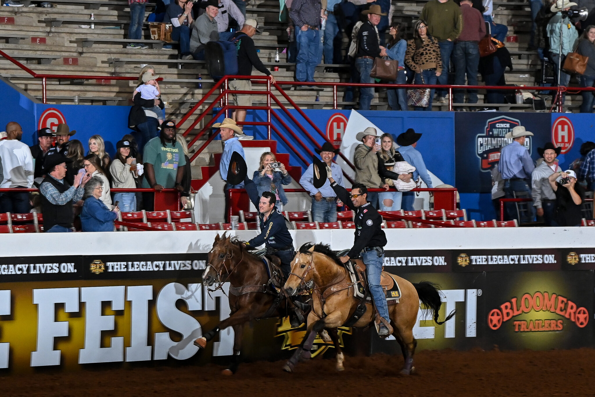 Kaleb Driggers and Junior Nogueira Win the BFI - The Team Roping Journal