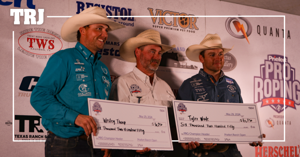 Tyler Wade Wins $40,000 Jackpotting in May 2024 - The Team Roping Journal
