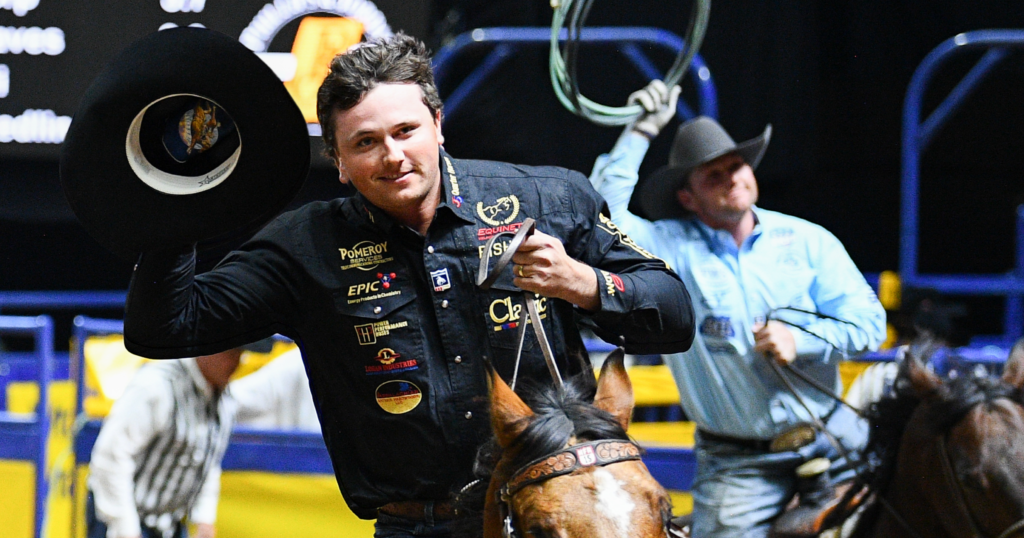 Wade and Thorp Win NFR Team Roping Round 2 - The Team Roping Journal