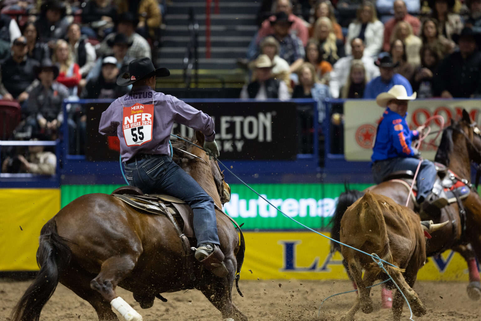 Coleman Proctor and Logan Medlin Get NFR Round 7 Win - The Team Roping ...