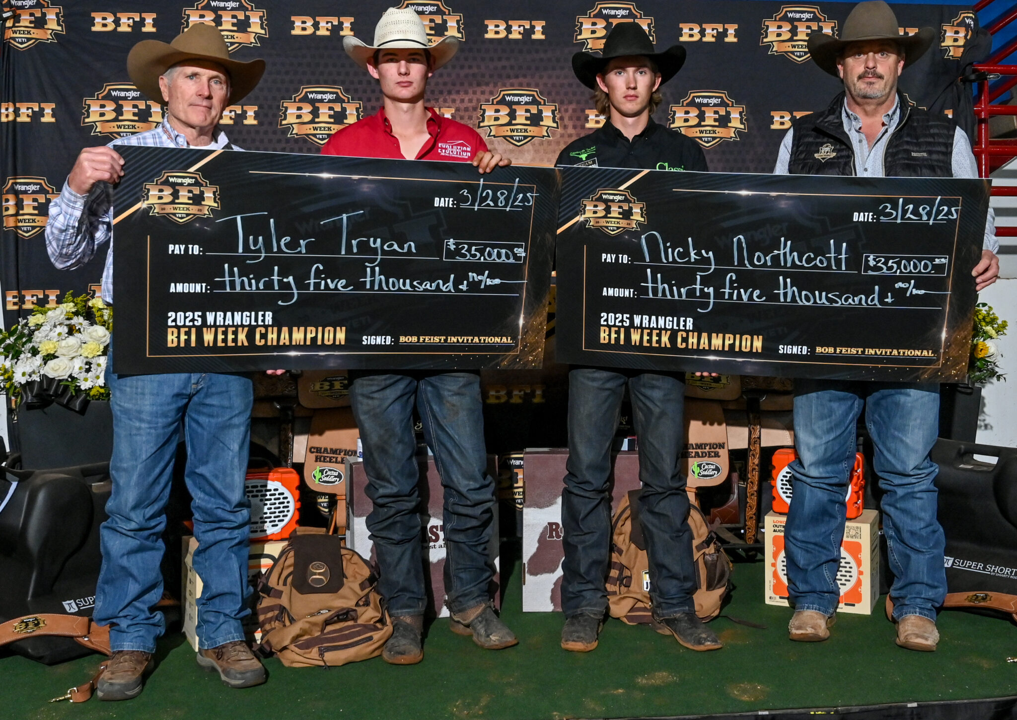 2025 Wrangler BFI Week Team Roping Results