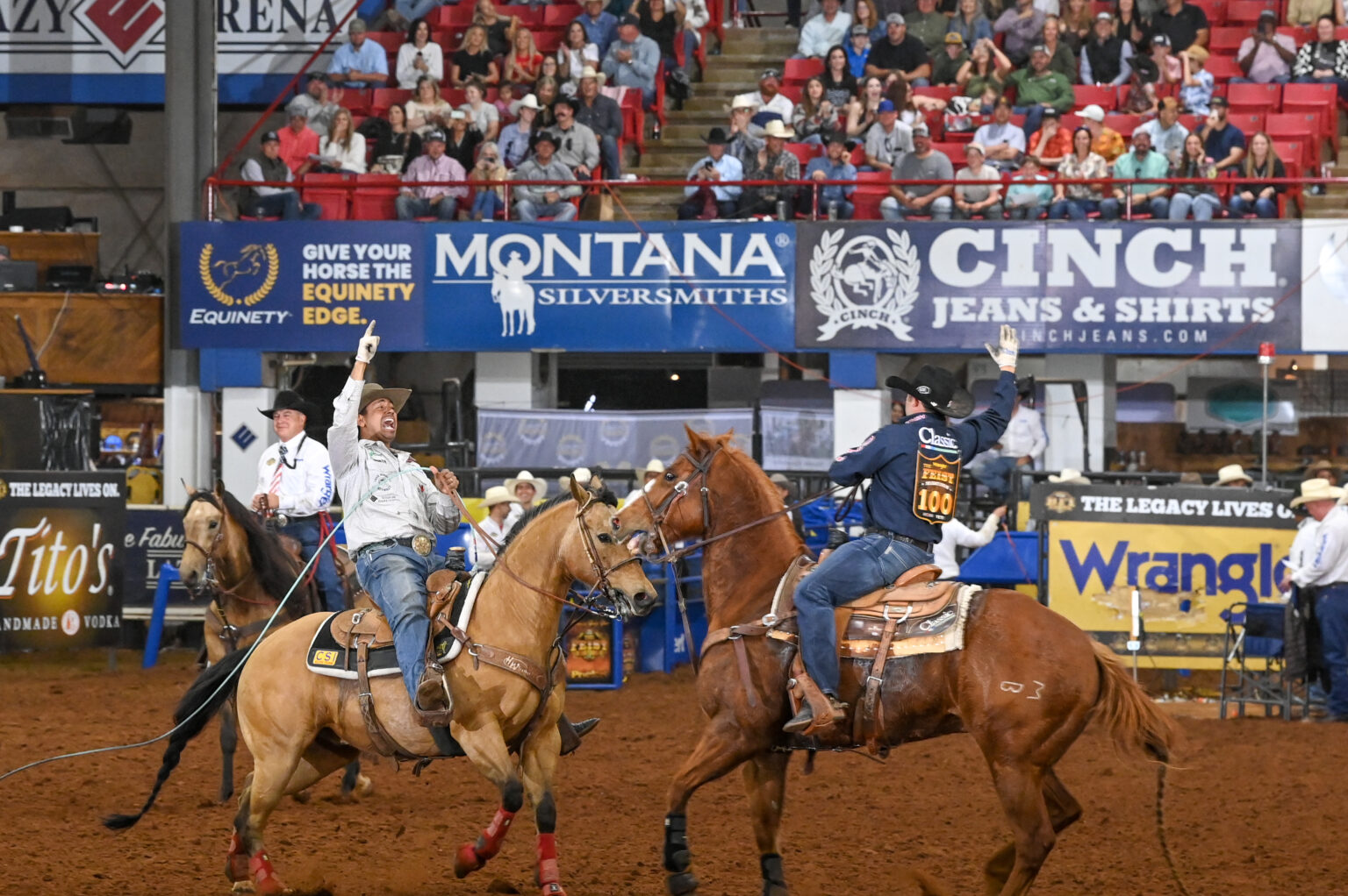 Driggers & Nogueira Back-to-Back Champs of the BFI - The Team Roping ...