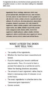 How To Read a Feed Tag – The Horse