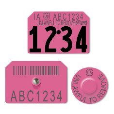 Official USDA Swine Premise Identification Number (PIN) Tags - Allflex ...