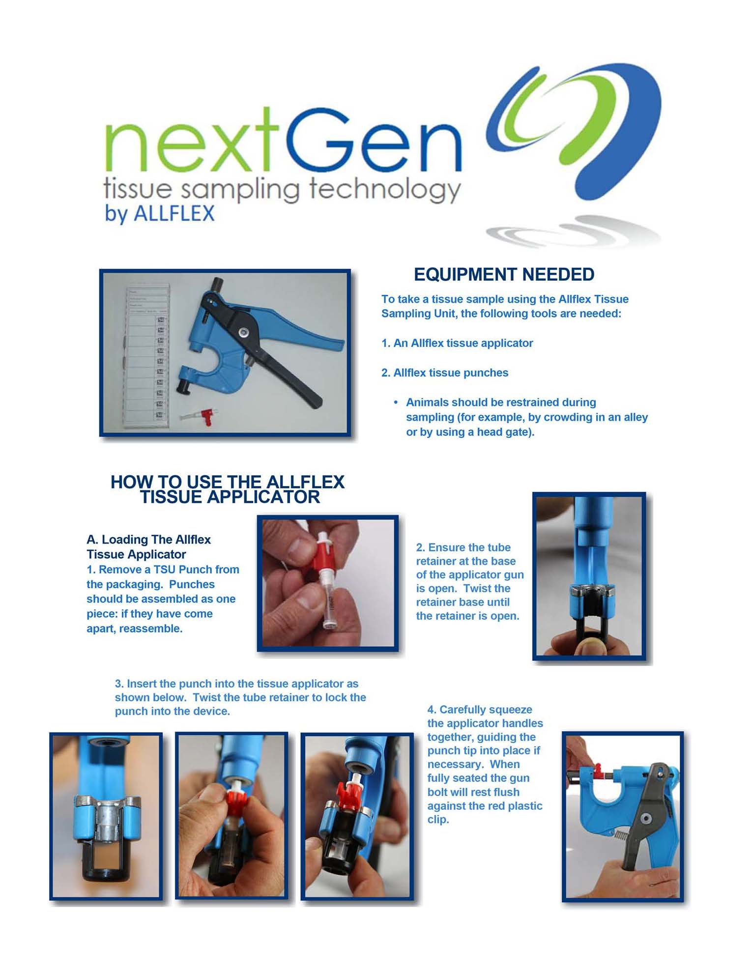 nextGen Tissue Sample Applicator - Ear Tag Central