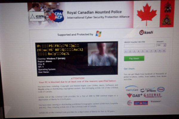 Malware computer scam hitting region