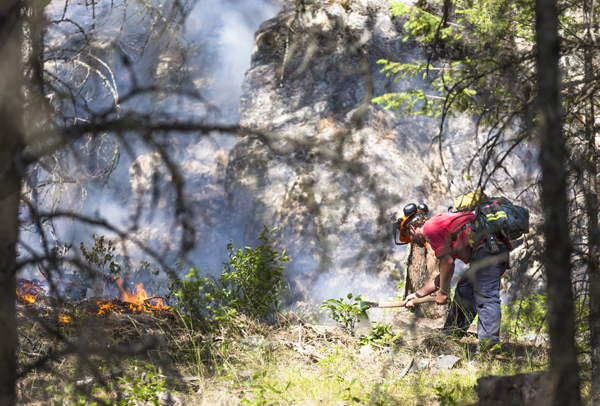 Fires being battled near Cranbrook