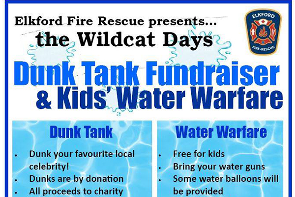 Dunk Tank Fundraiser and Water Warfare June 27