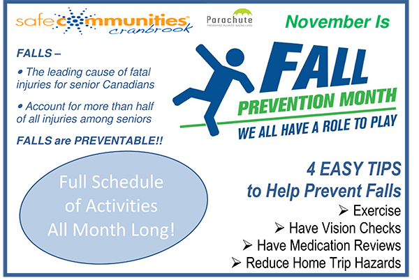 November is Fall Prevention Month