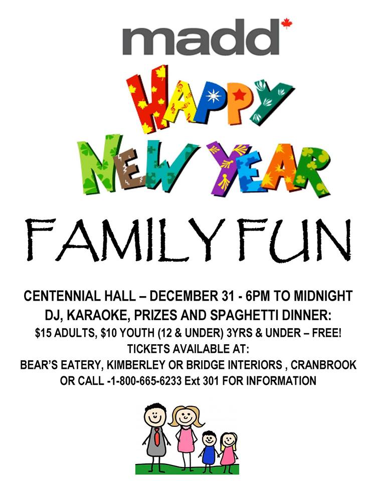 MADD Happy New Year Family Fun