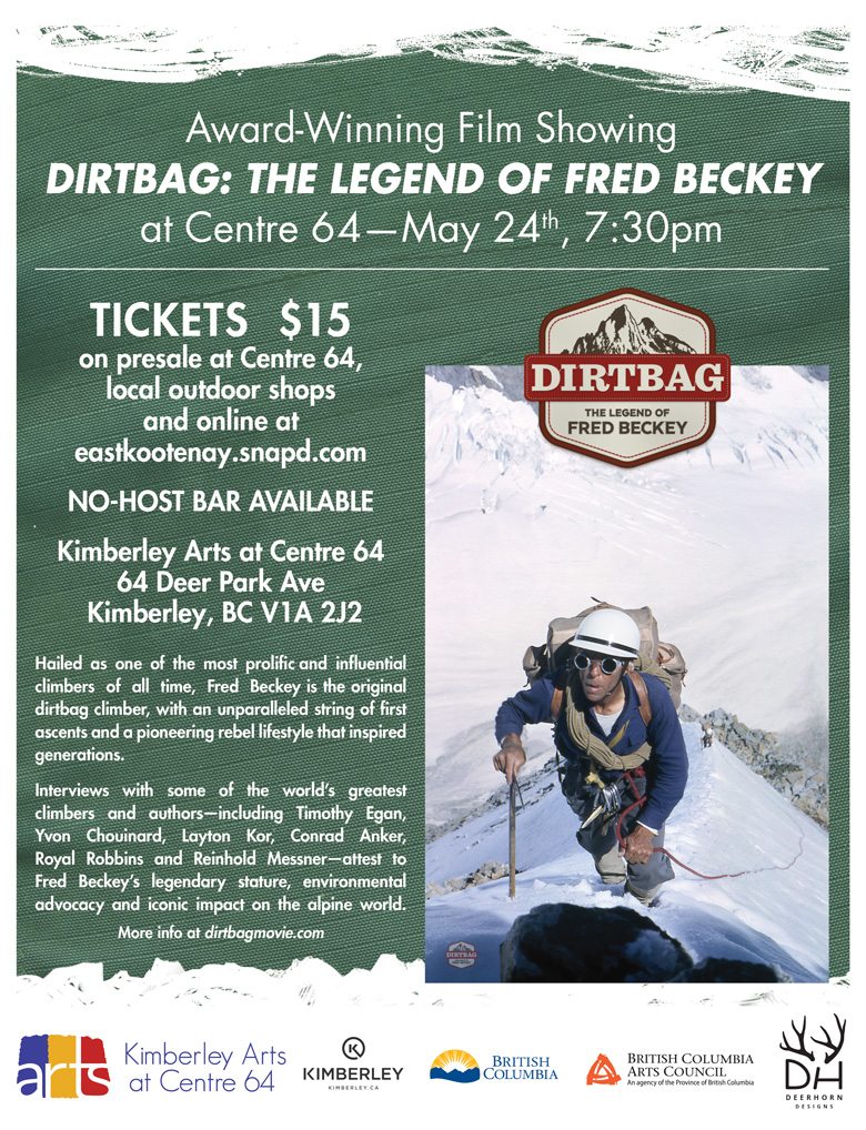 “Dirtbag: The Legend of Fred Beckey” Film Showing