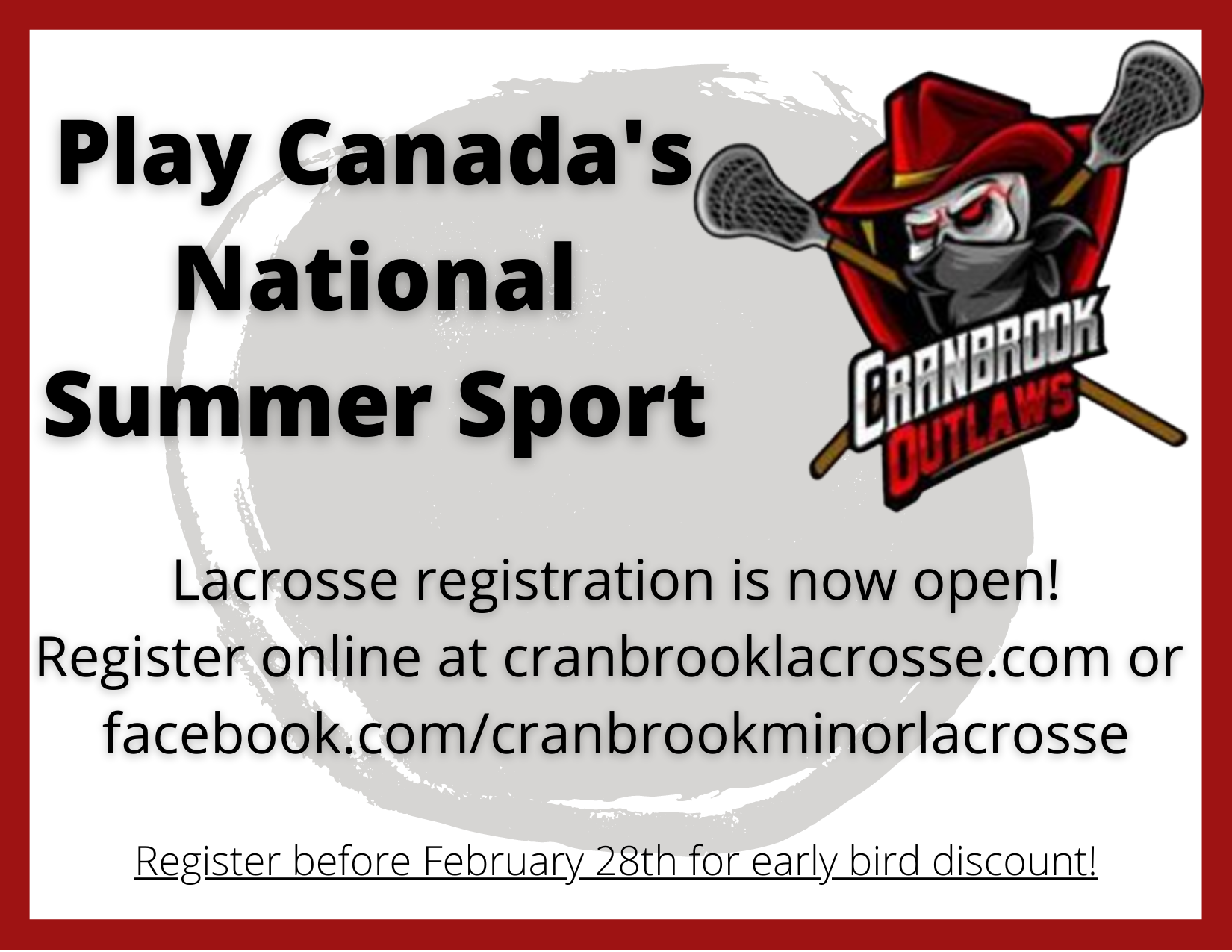 Cranbrook Lacrosse Registration