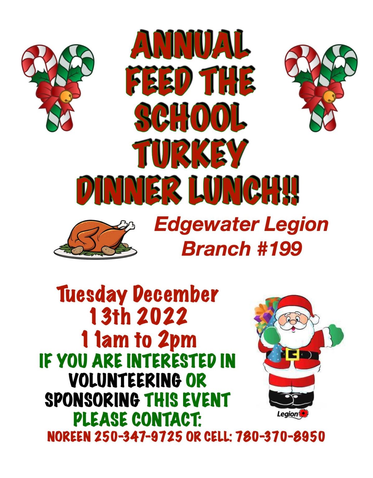 Annual Feed the School Turkey Dinner Lunch