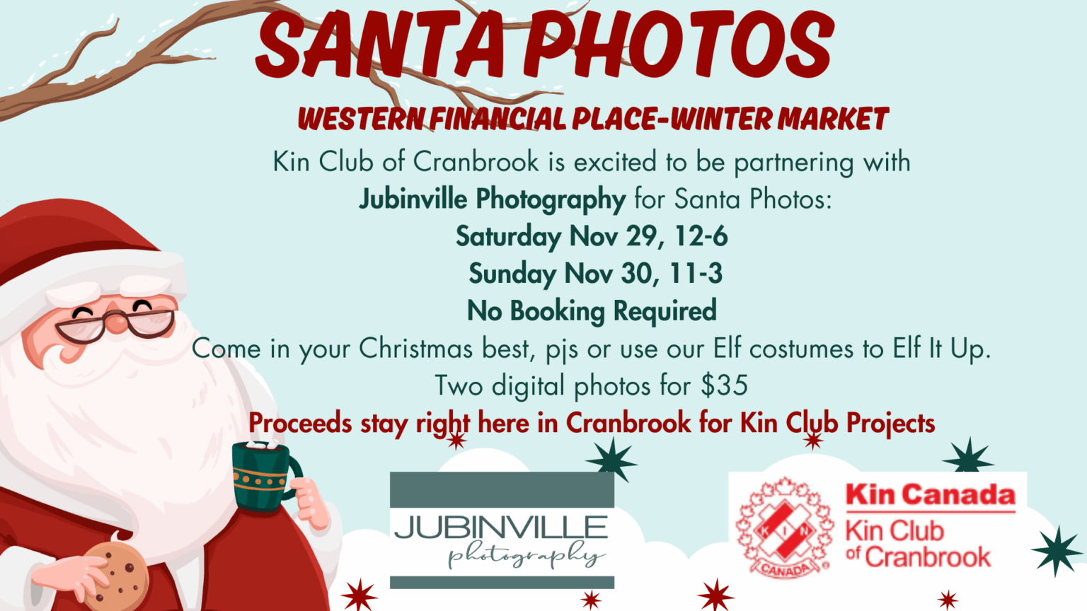 Photos with Santa