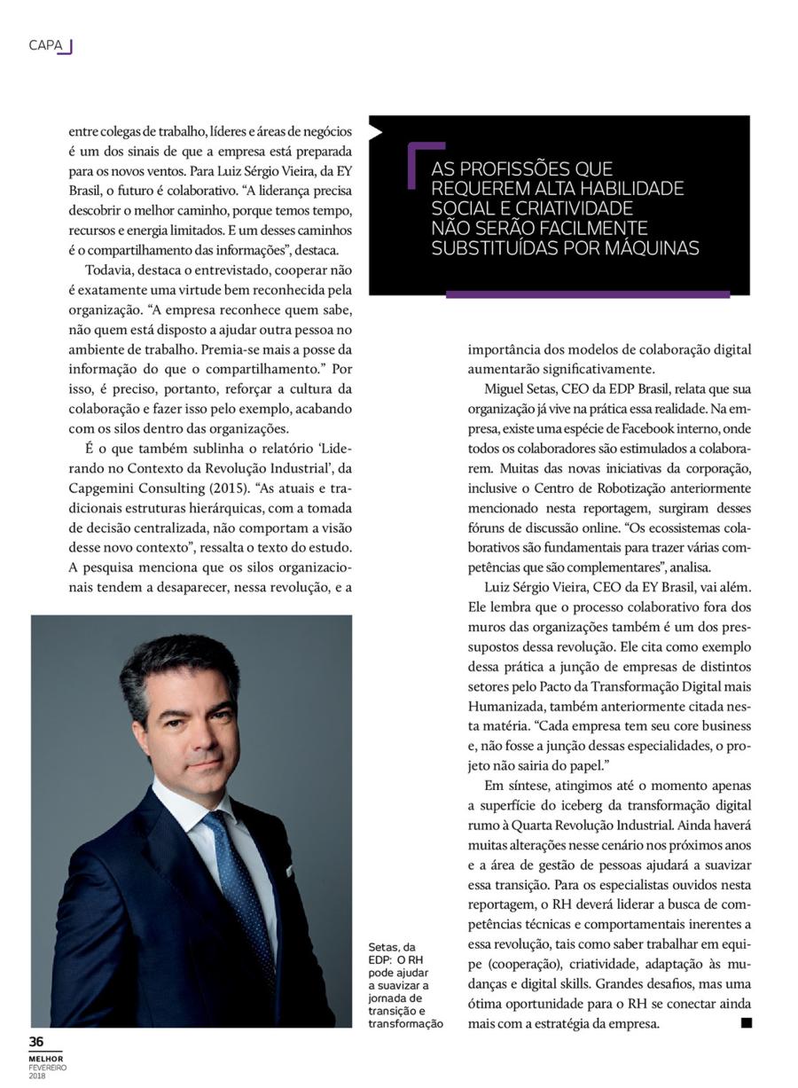 Revista Melhor Gestão de Pessoas – Matéria (SEU NOVO COLEGA DE TRABALHO ...