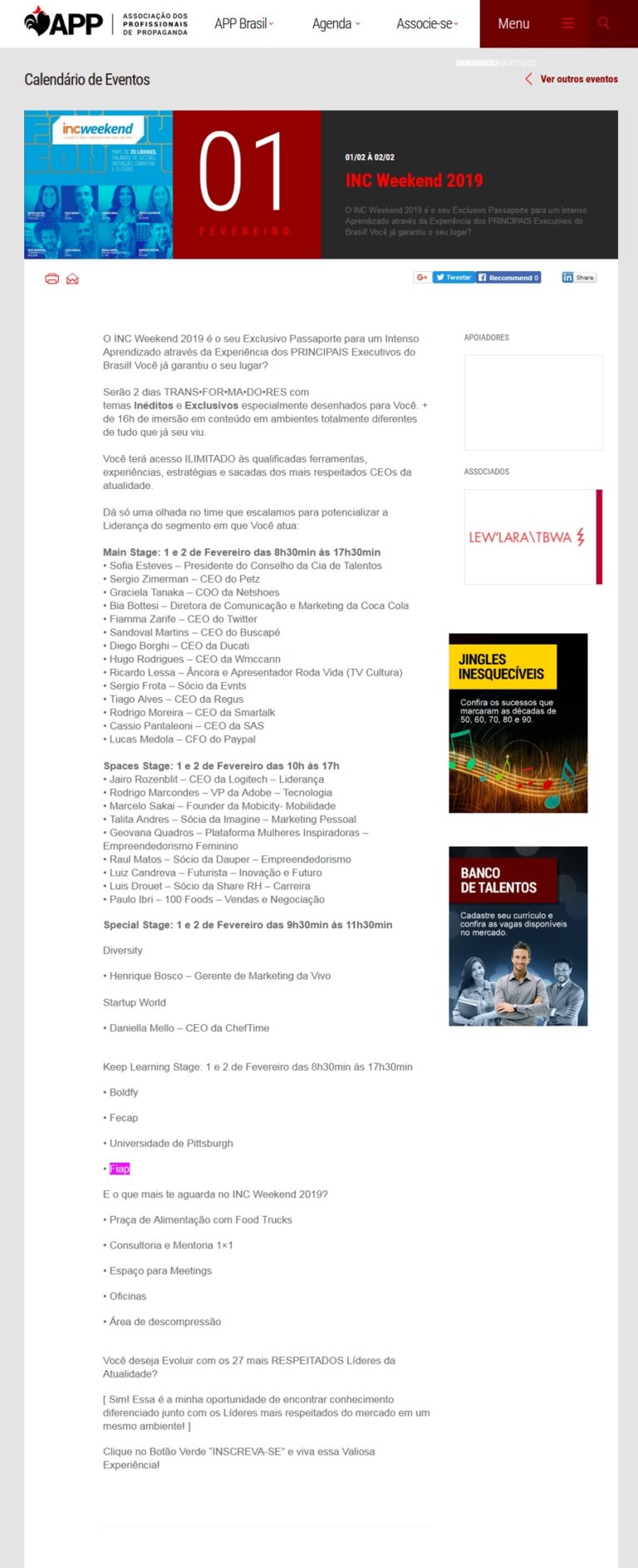 Portal APP – Notícias ( JANEIRO/2019 – FIAP) - FIAP