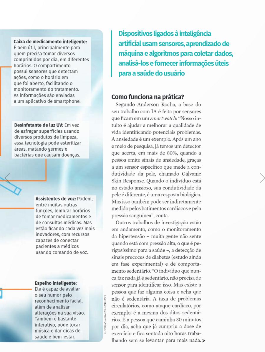 Revista Viva Saúde – CAPA (ENTRE MÉDICOS E ROBÔS – JOHN PAUL LIMA) - FIAP