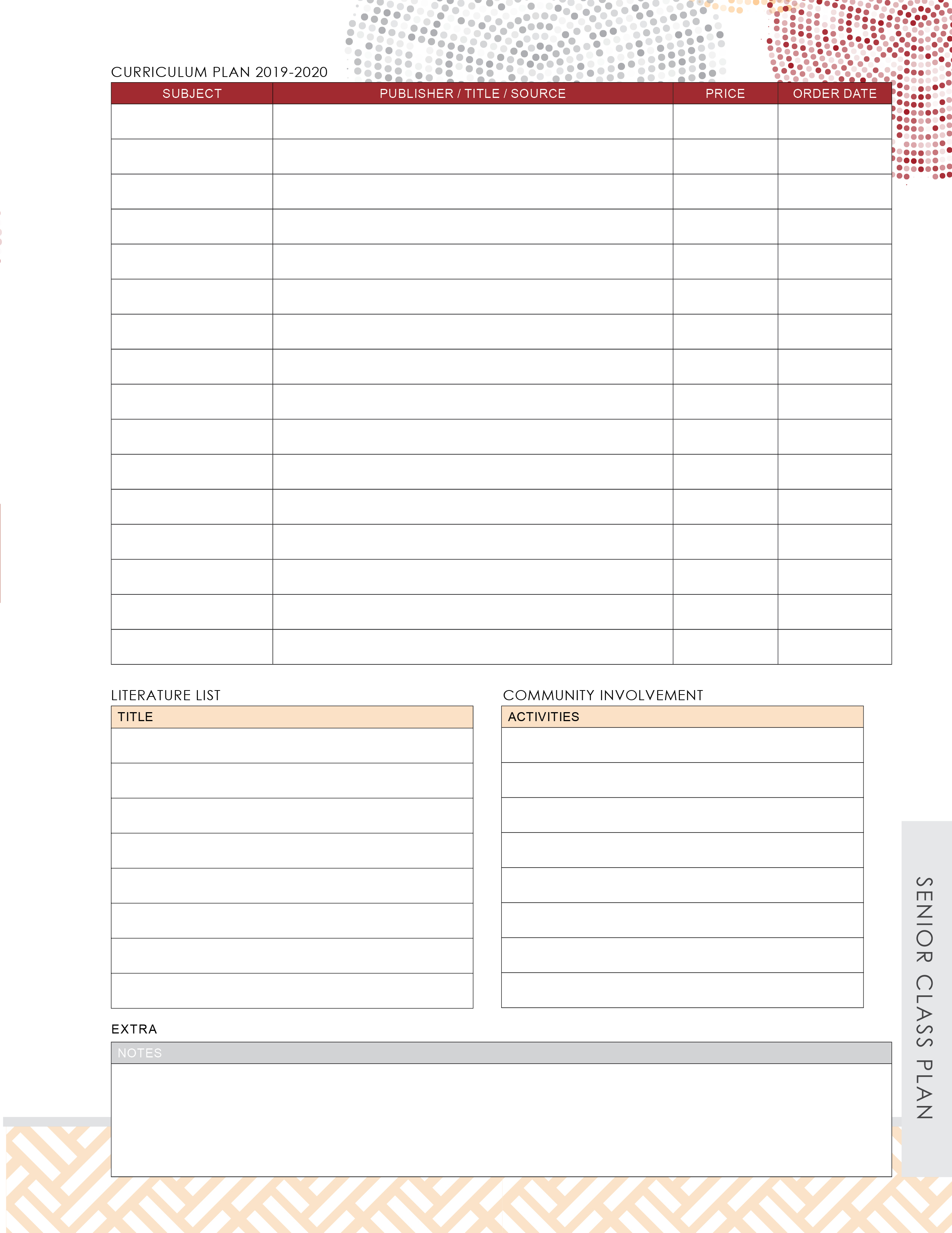 High School 4 Year Plan Preview