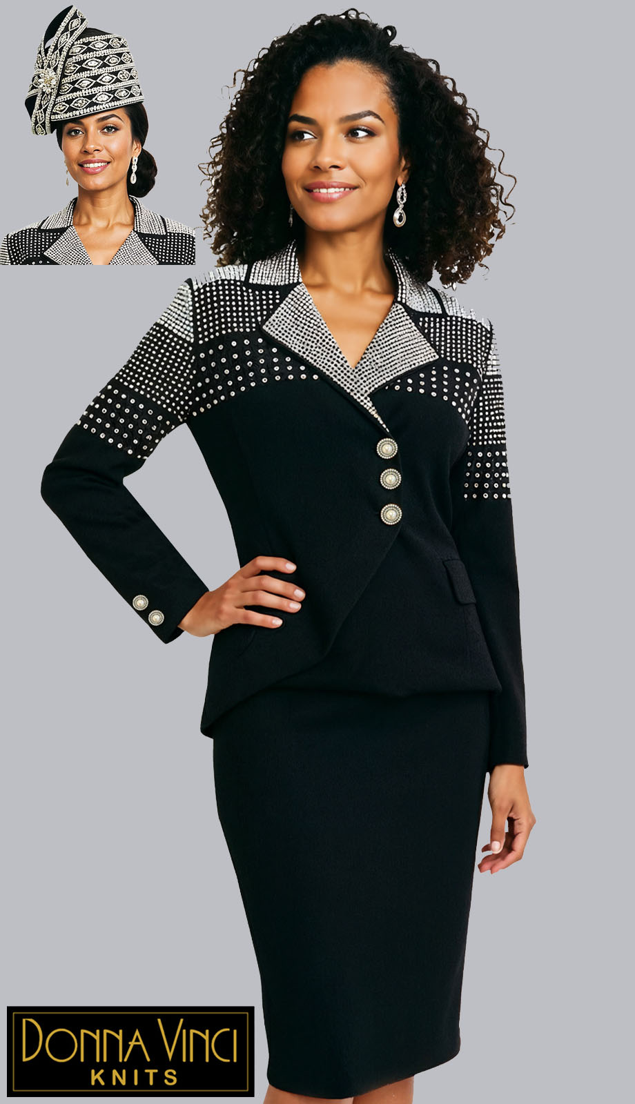 Donna Vinci Knit 13464 Womens Church Suit