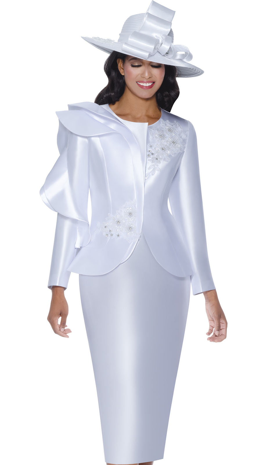 GMI G400852-WHT Ladies Church Suit