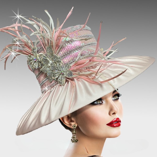 2925 PANDORA HAT ( Feather Brim Hat )