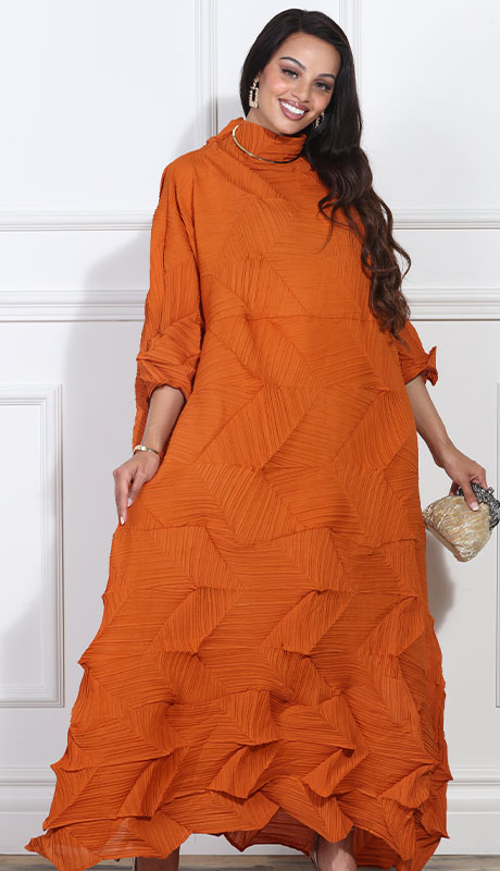 Luxe Moda LM426-ORG Outfit