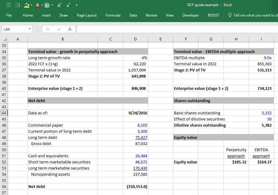 Wacc Excel Template